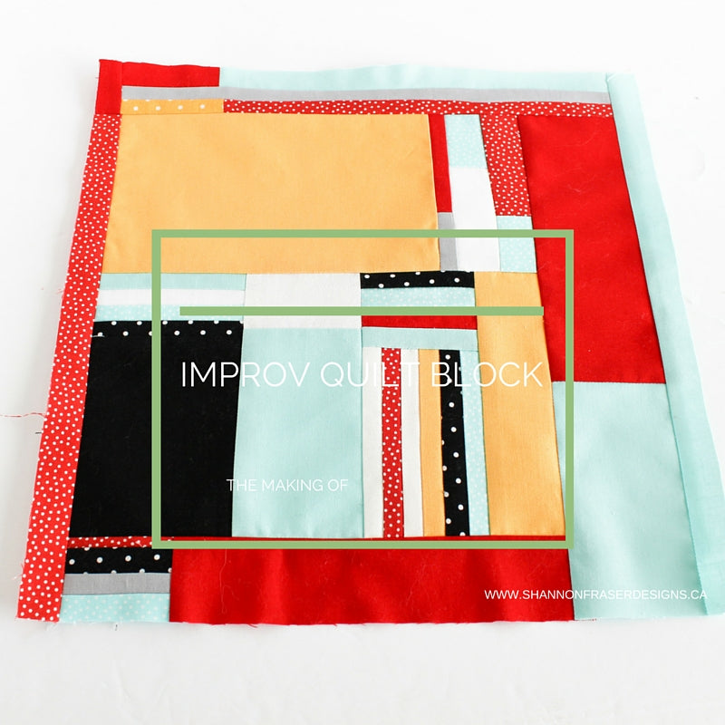 The Making of an Improv Charity Quilt Block – Shannon Fraser Designs