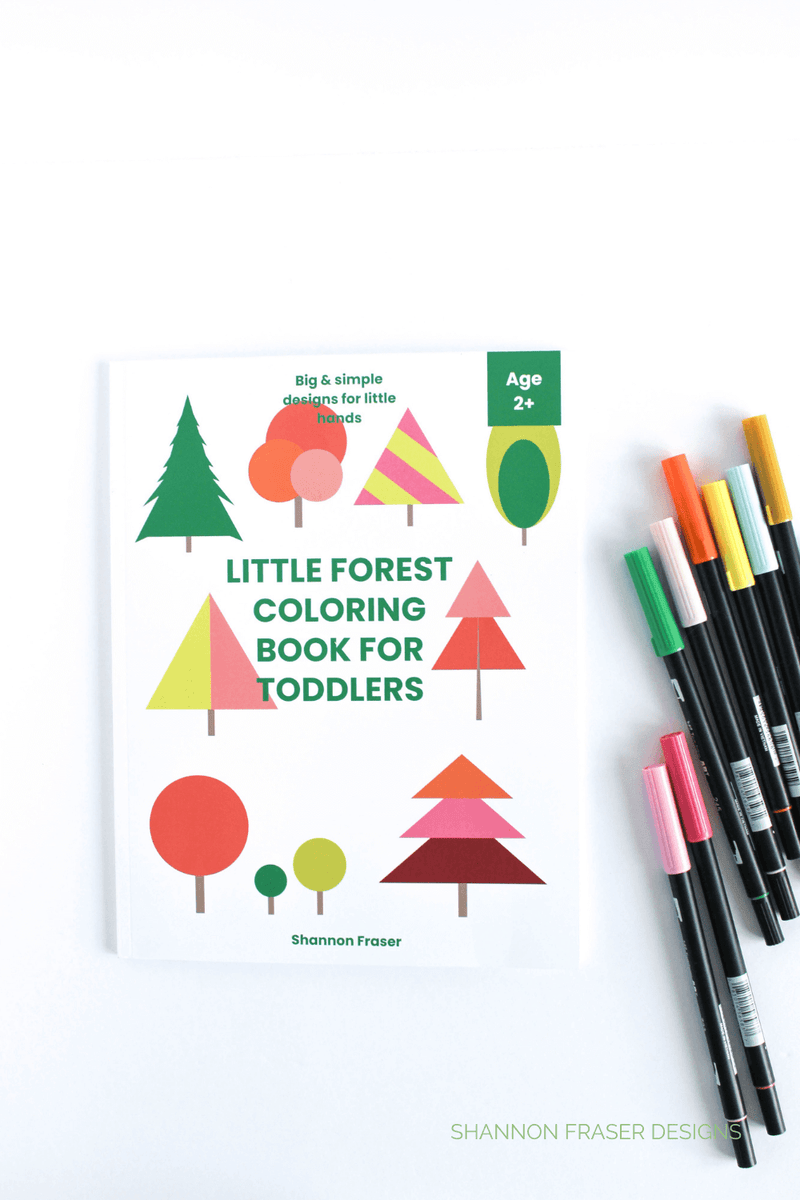 Little Forest Coloring Book for Toddlers – Shannon Fraser Designs