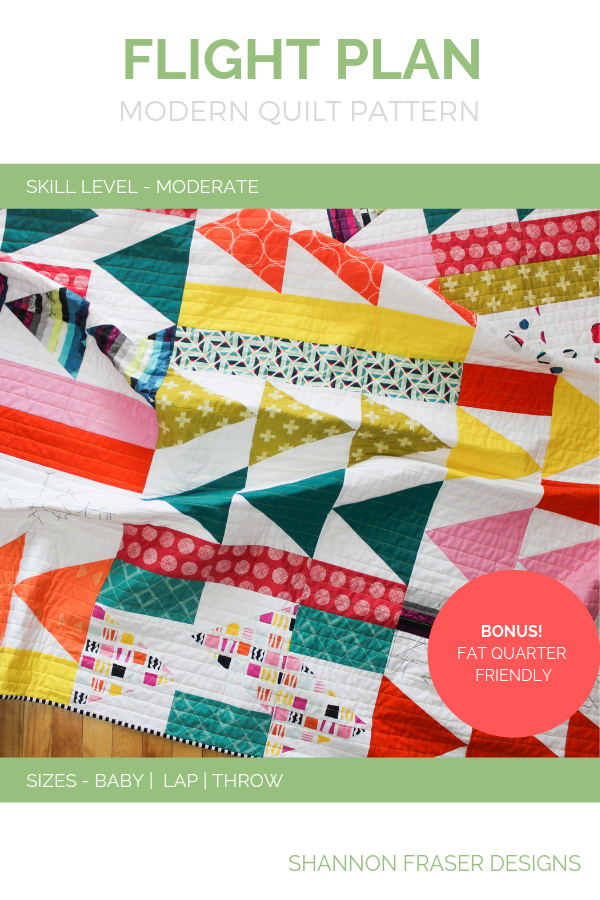 Flight Plan Quilt Pattern (PDF) – Shannon Fraser Designs